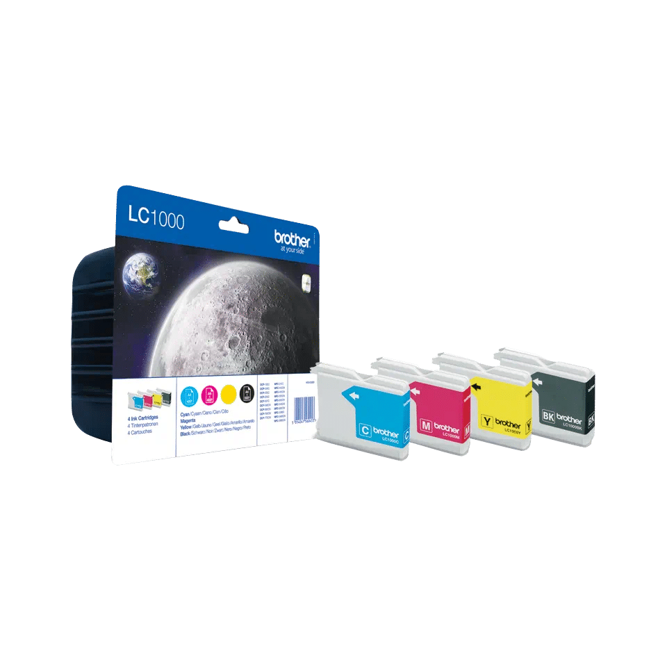Pack de 4 cartouches d'encre | Brother LC1000 - SAM Bureautique